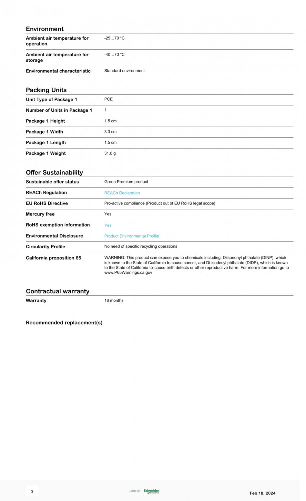 ZCEF0 technical document page 2