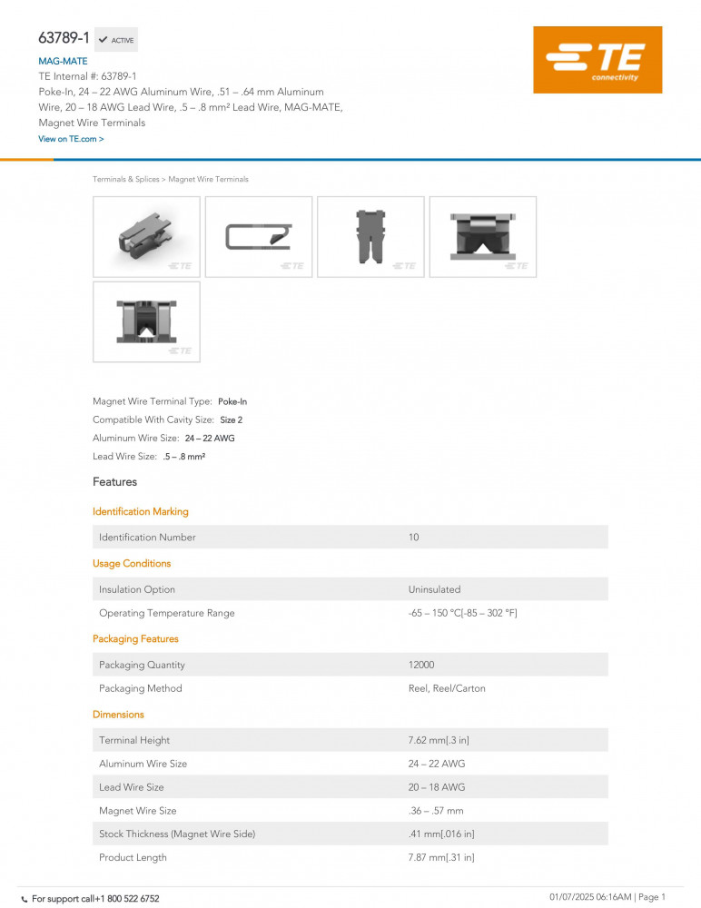 63789-1 technical document page 1