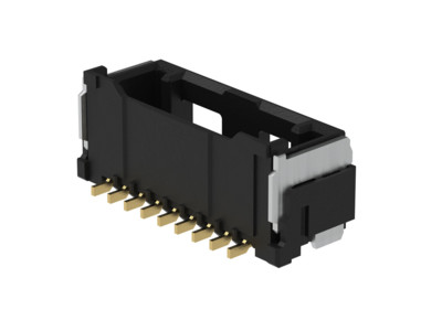 1.50mm Pitch CLIK-Mate Wire-to-Board PCB Receptacle, Single Row, Surface Mount, Vertical, 0.76µm Gold (Au) Plating, 9 Circuits, Black