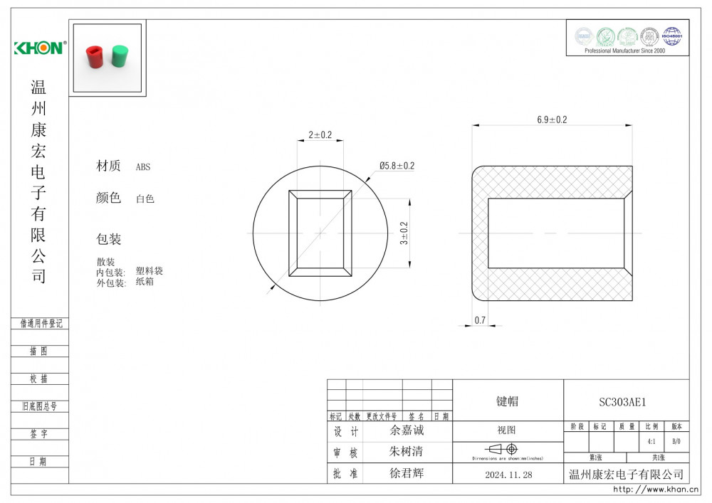 SC303AE1 technical drawing