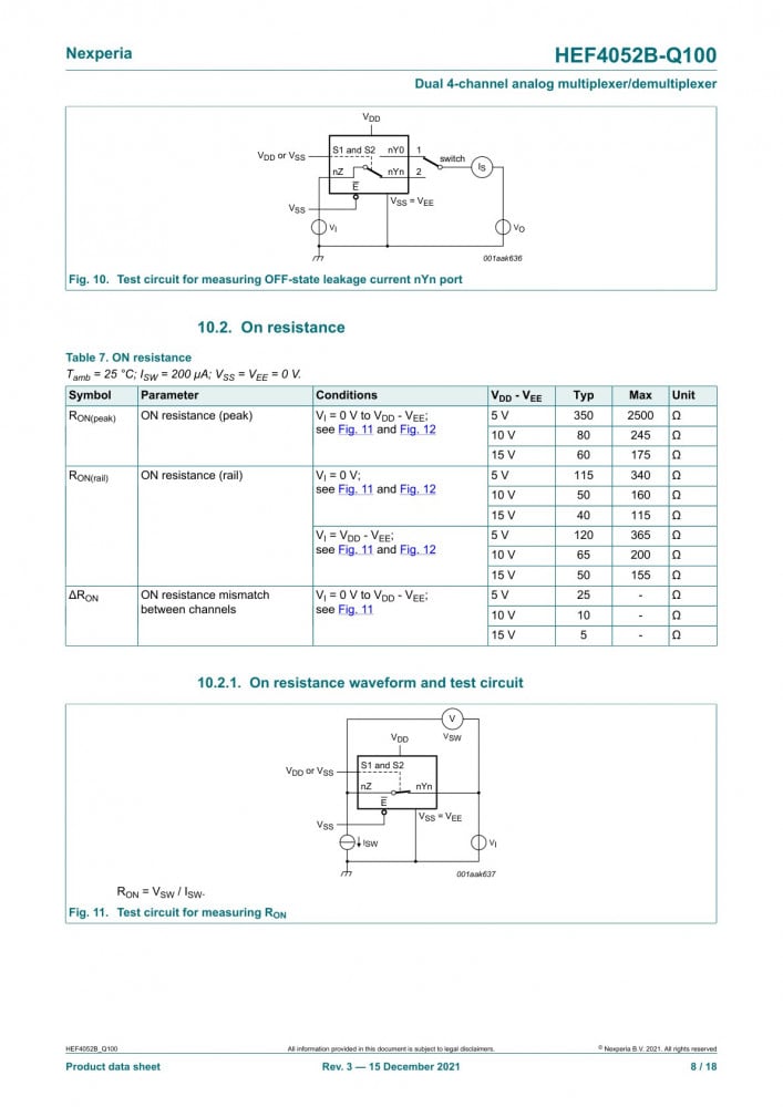 HEF4052B-Q100 datasheet page 8