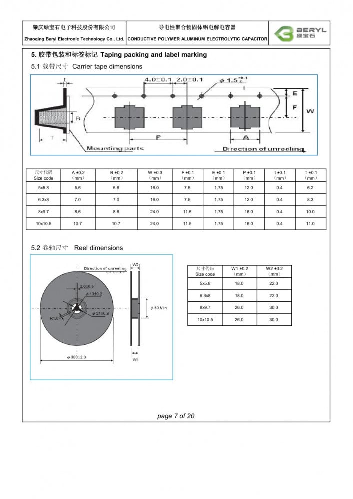 PCU035M101E080SM1R datasheet page 7