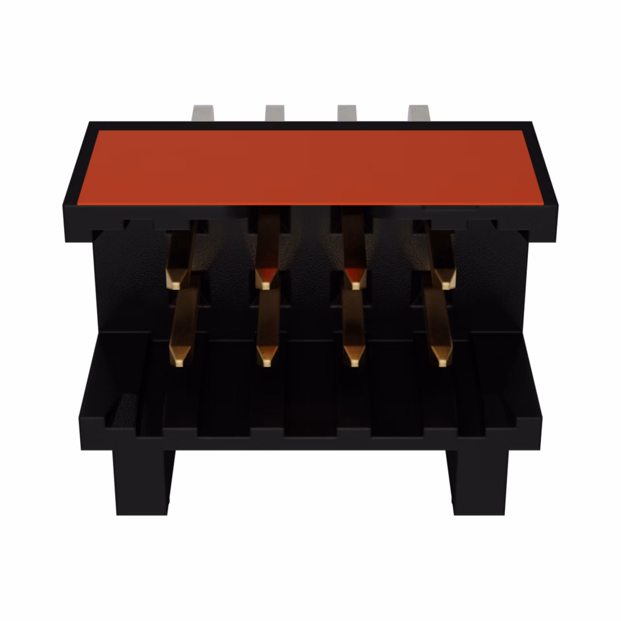 2.00mm Pitch, Milli-Grid PCB Header, Dual Row, Right-Angle, Surface Mount, 0.76µm Gold (Au) Plating, 8 Circuits, Open Ends, Center Polarization, with Peg, Tape and Reel for sale