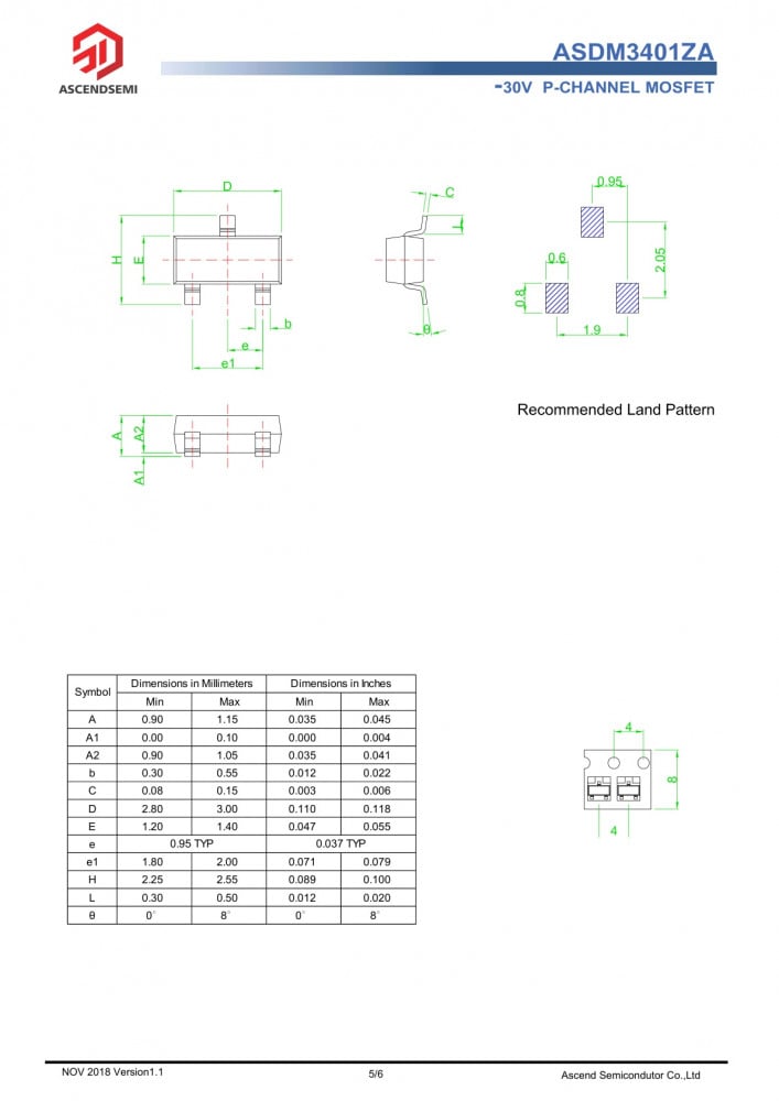 ASDM3401ZA-R datasheet page 5