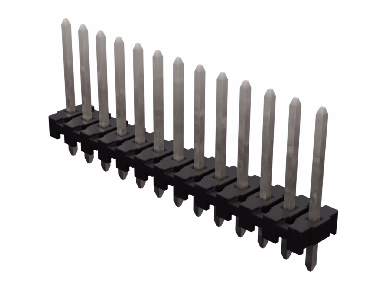 KK 396 Breakaway Header, Vertical, 13 Circuits, Matte Tin (Sn) Plating, Pin Length 22.71mm (.894