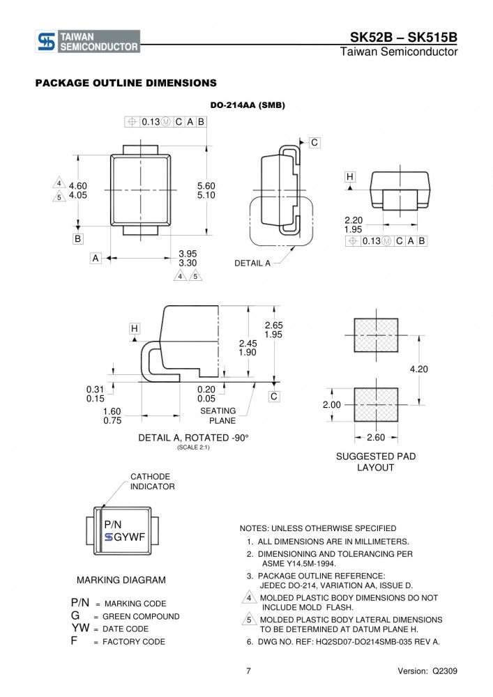 SK510B datasheet page 7