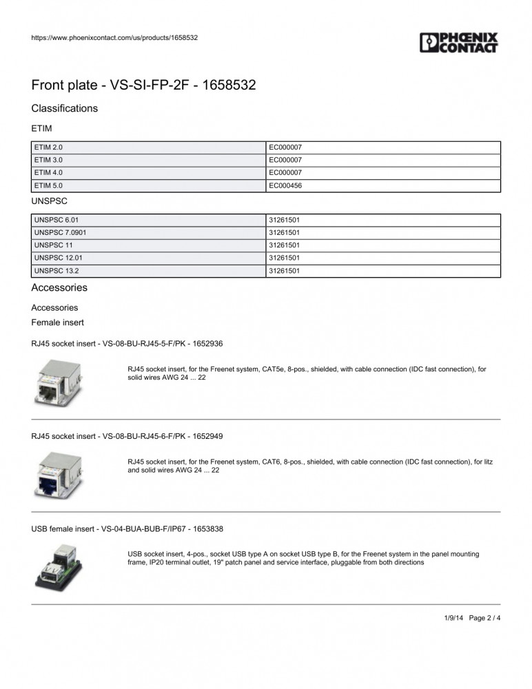 Phoenix Contact 1658532 document page 2