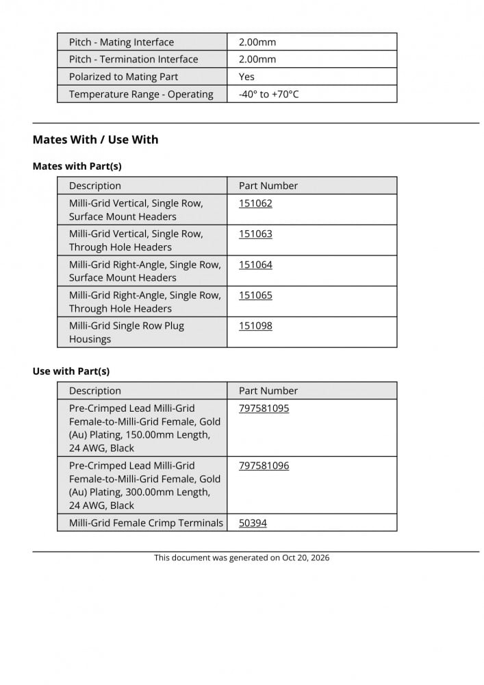 Molex Milli-Grid application specification page 3