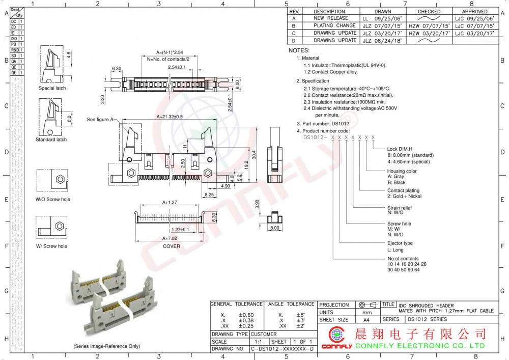 DS1012-10LMN2A8 technical document page