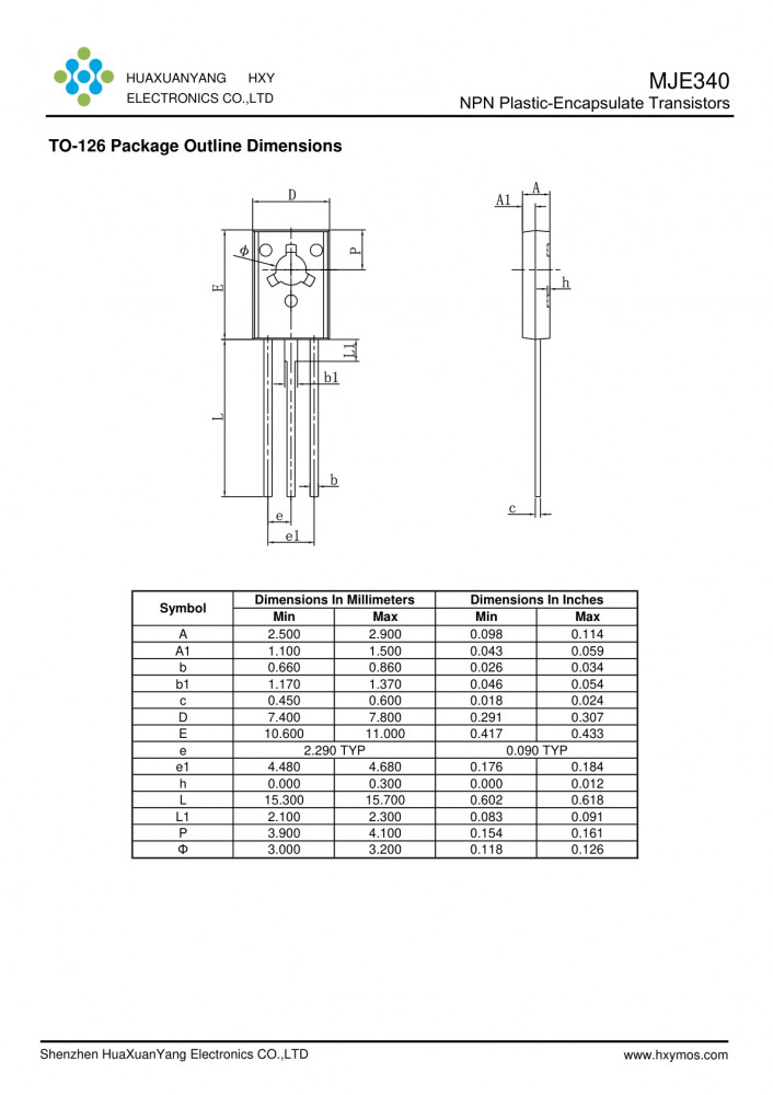 MJE340 datasheet page 2