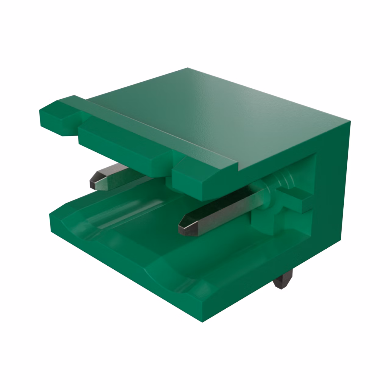 7.62mm Pitch Eurostyle Right-Angle PCB Header, Open Ends, 2 Circuits for sale