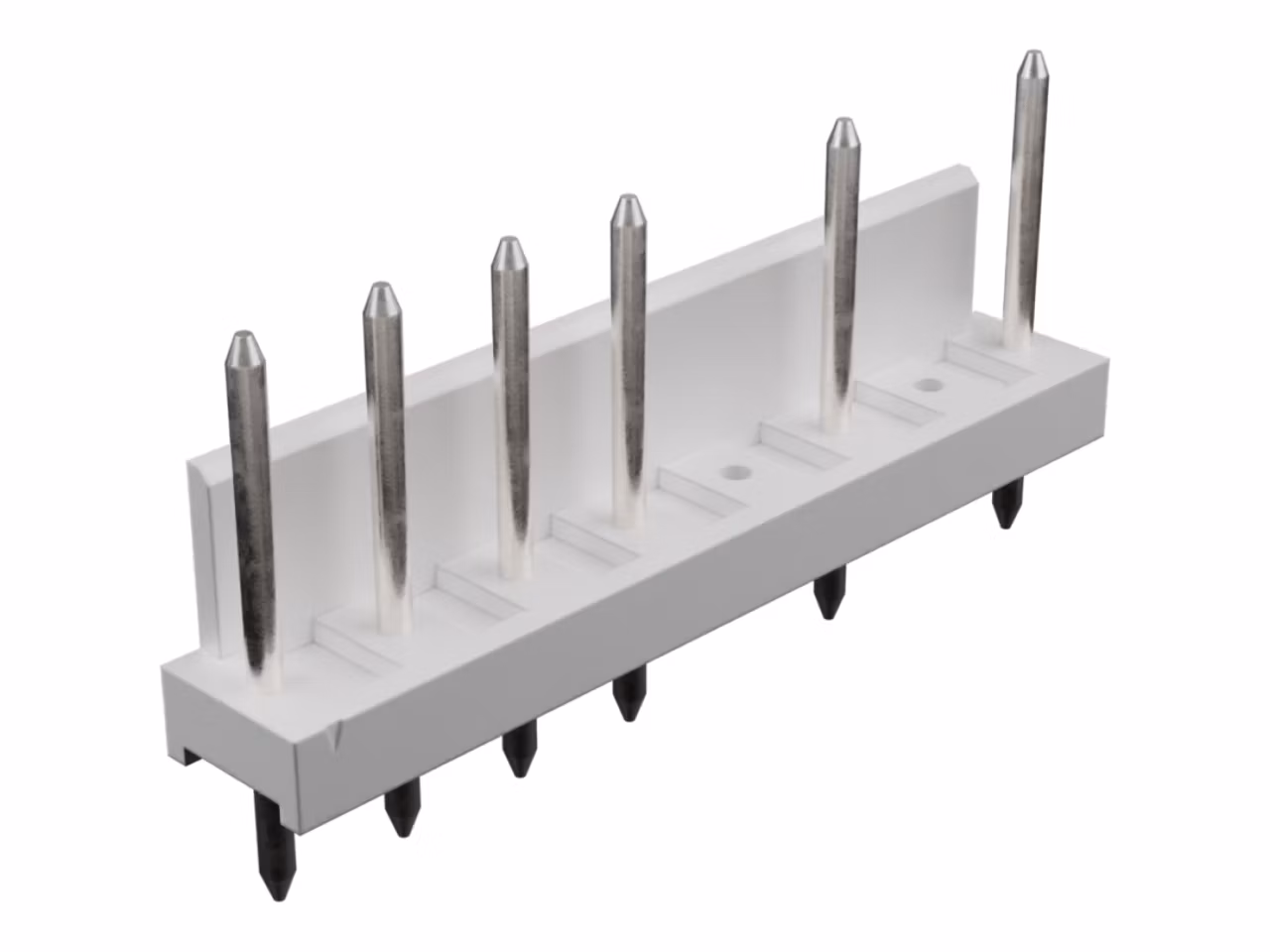 KK Header, Vertical, with Polarizing Backwall, 8 Circuits, Tin (Sn) Plating, Circuits 5,7 Voided for sale