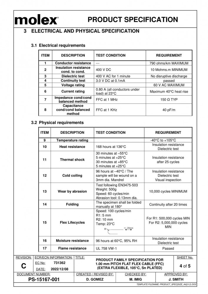 Product specification page 4