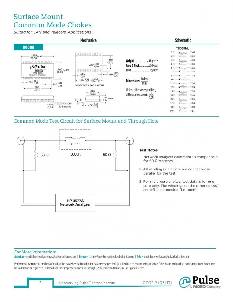 PULSE PE-65854NLT datasheet page 3