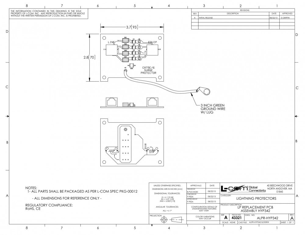 ALPR-HYP342 technical document page