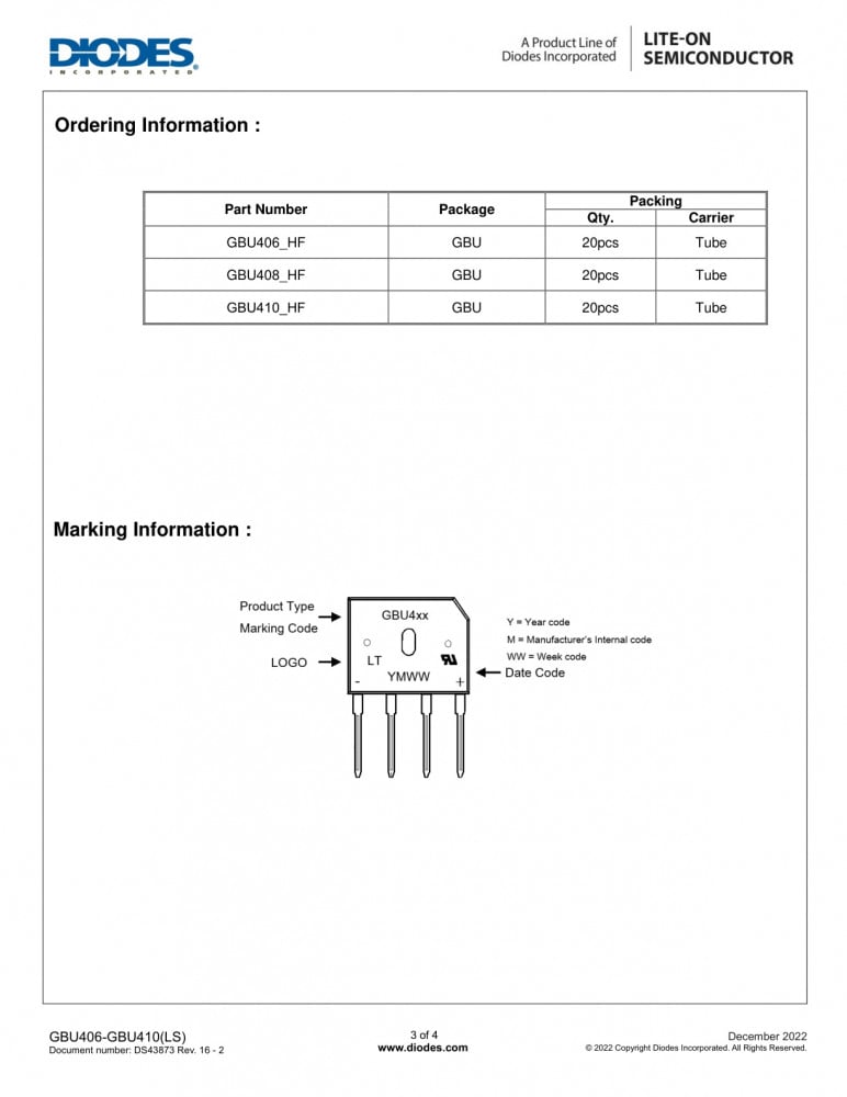 GBU406_HF datasheet page 3