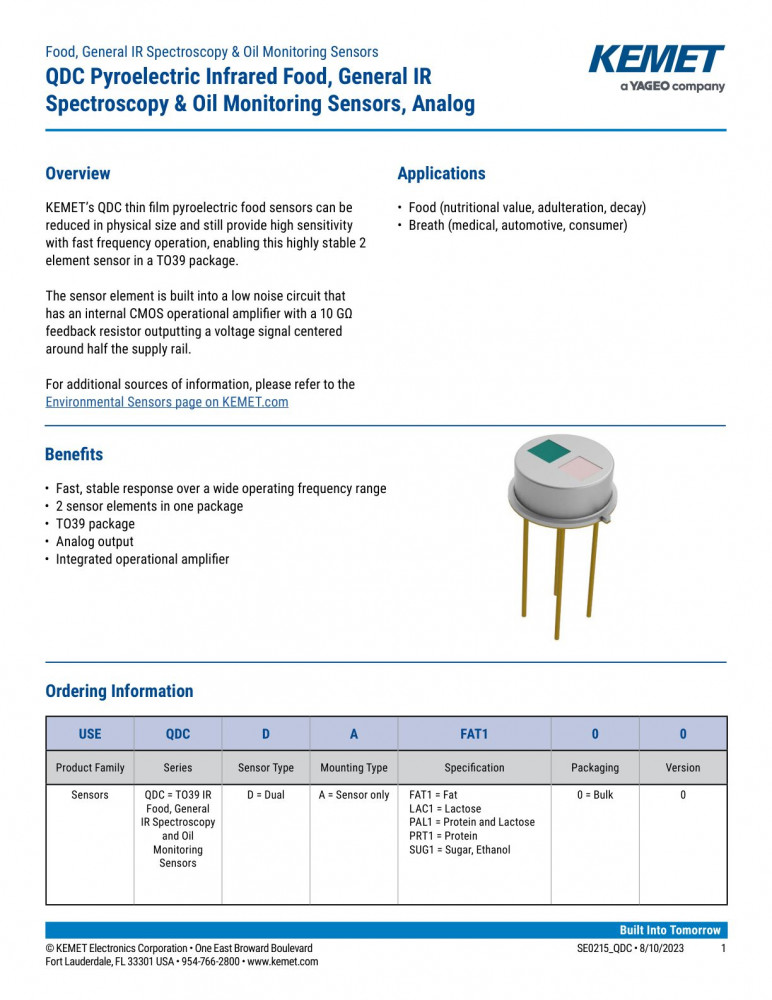 USEQDCDALAC100 datasheet page 1