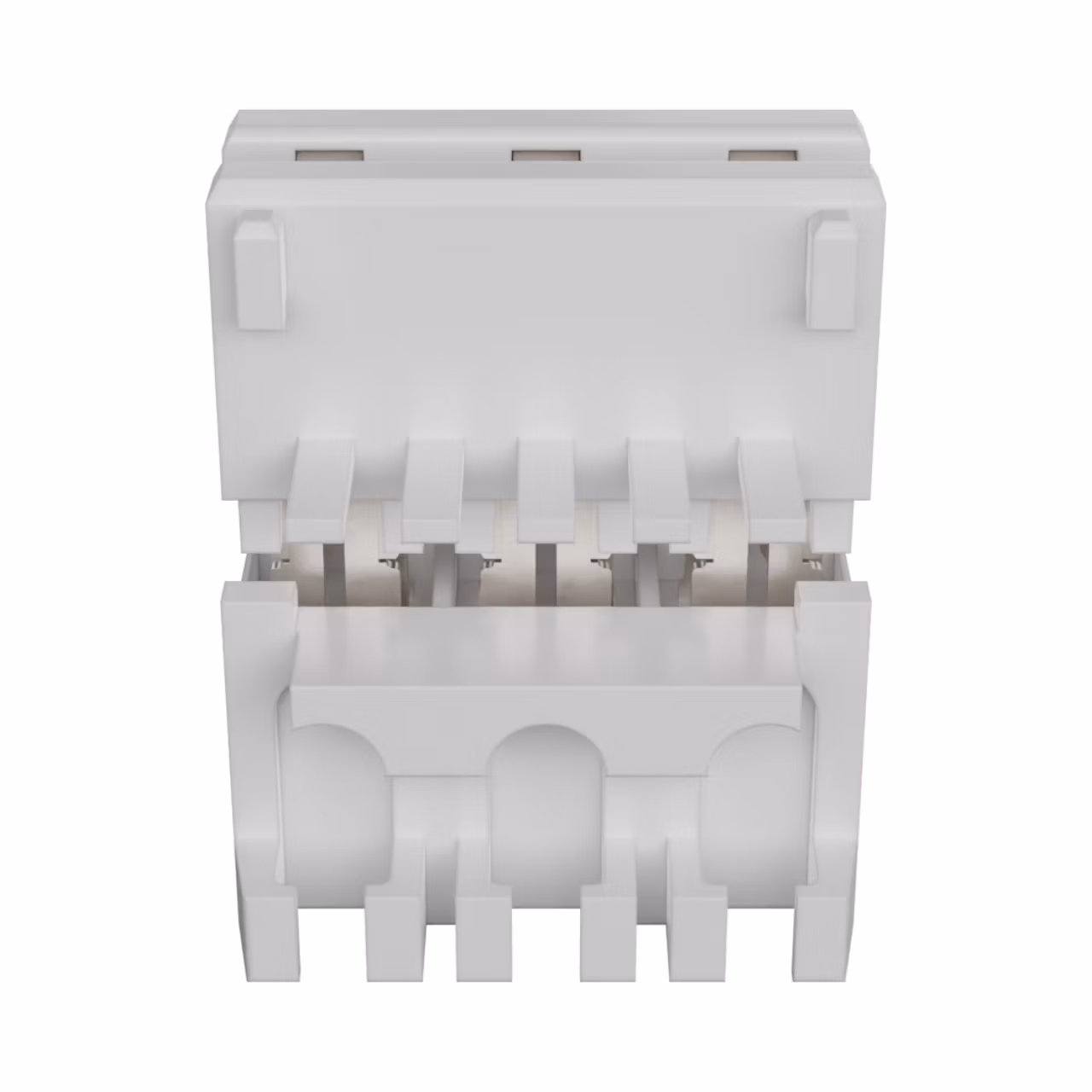 Appli-Mate RAST Power IDT Housing, 5.00mm Pitch, Direct/Indirect, Female, 3 Circuits, Code Keys B, C, D and E Removed, Open End Walls for sale
