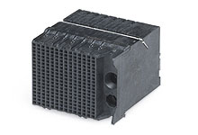 Impact 100 Ohm 6 Pair Right-Angle Daughtercard Receptacle, Right Guided,  14 Columns, 252 Circuits, Plated Through Hole Dimension 0.46mm, Lead-Free for sale