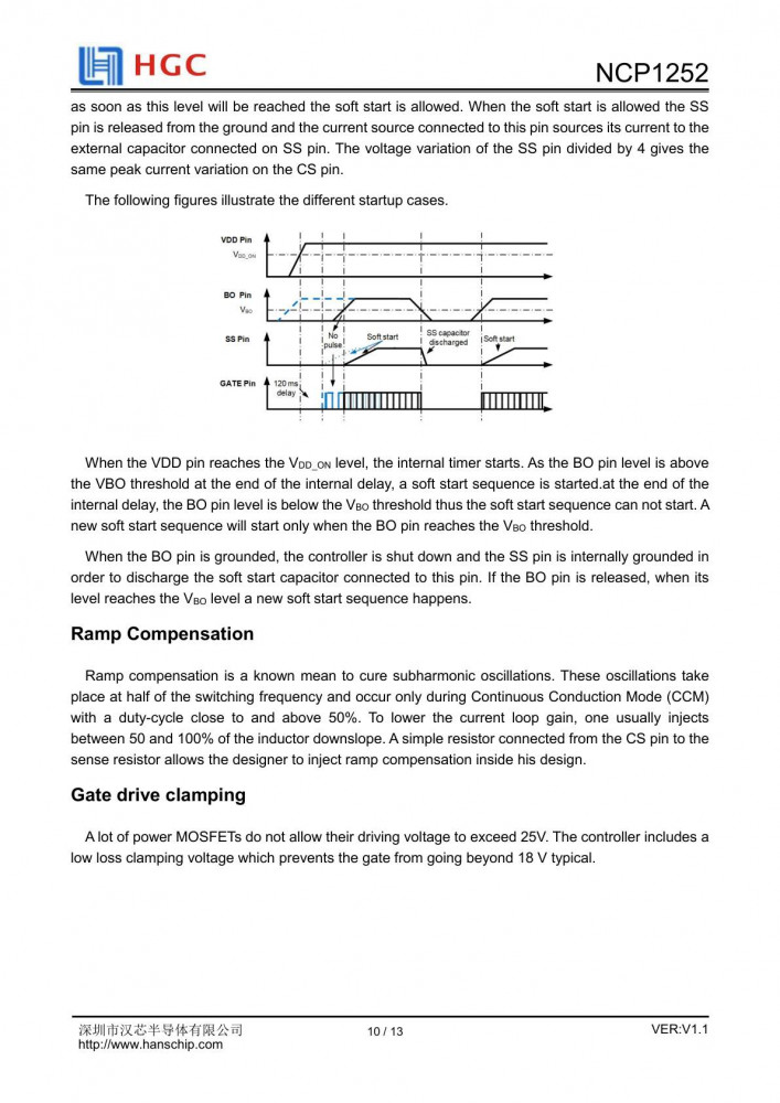 NCP1252DRG datasheet page 10