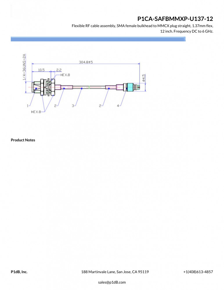 P1CA-SAFBMMXP-U137-12 product documentation image, page 2
