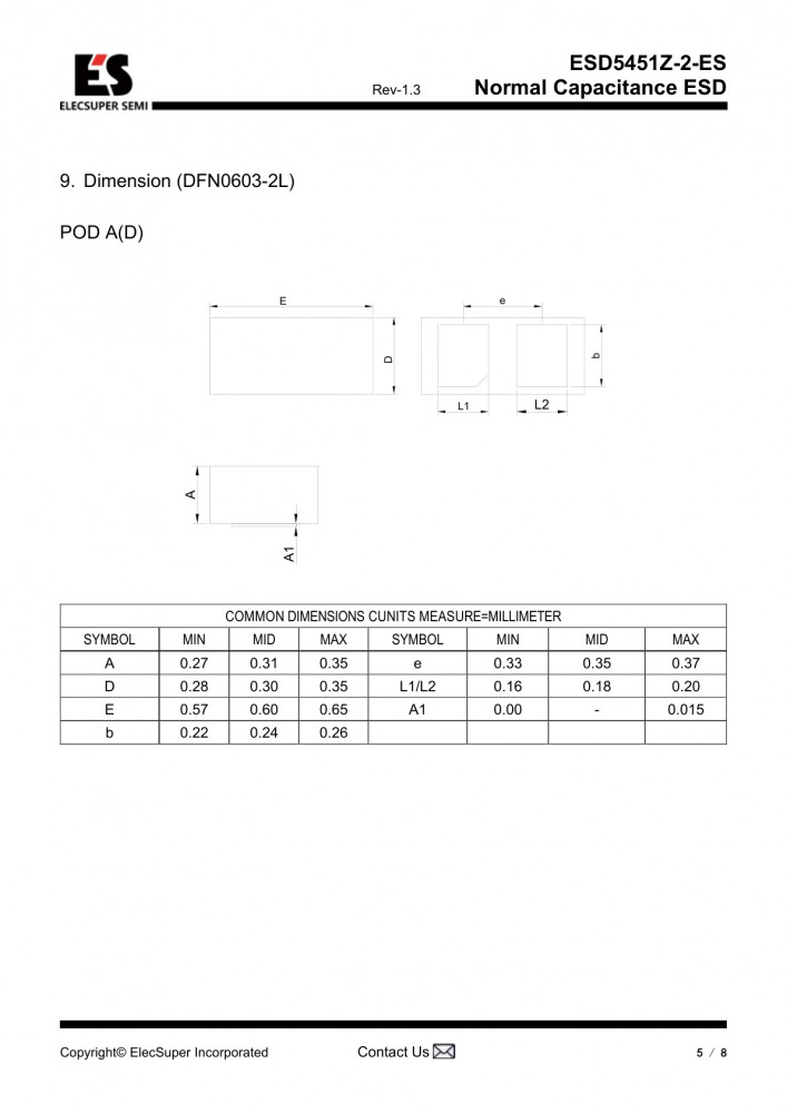 ESD5451Z-2-ES datasheet page 5