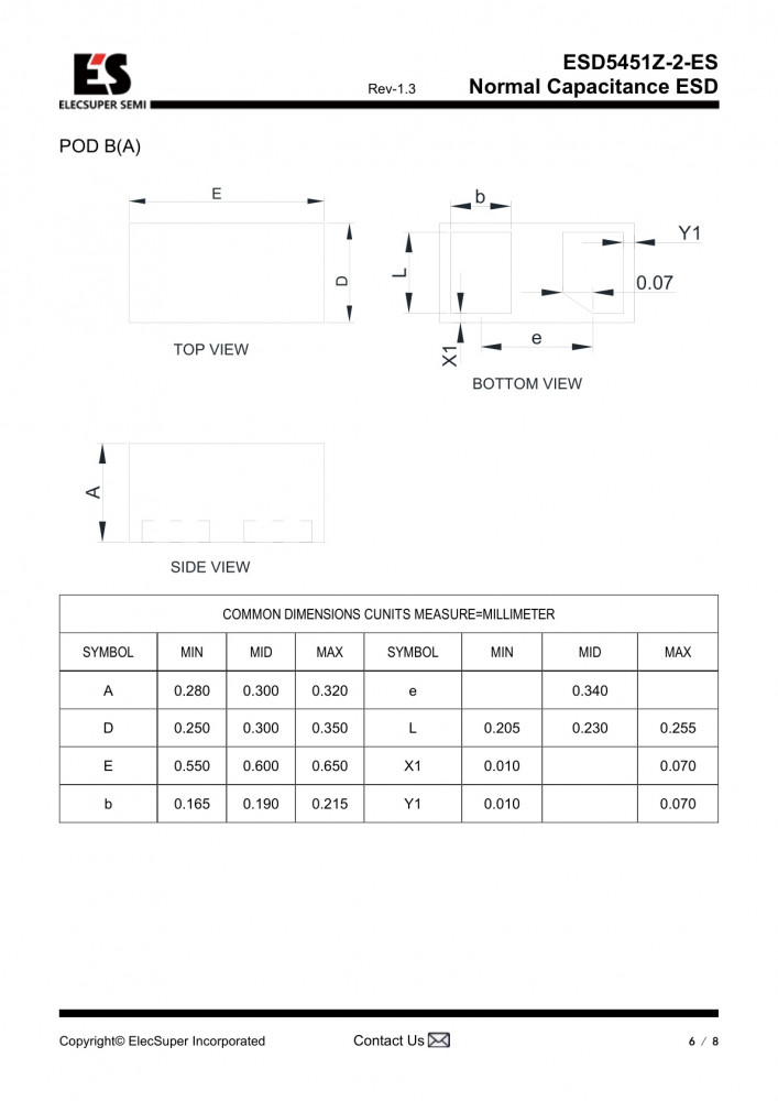 ESD5451Z-2-ES datasheet page 6