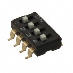 CUI DS04-254-2-04BK-SMT DIP Switch