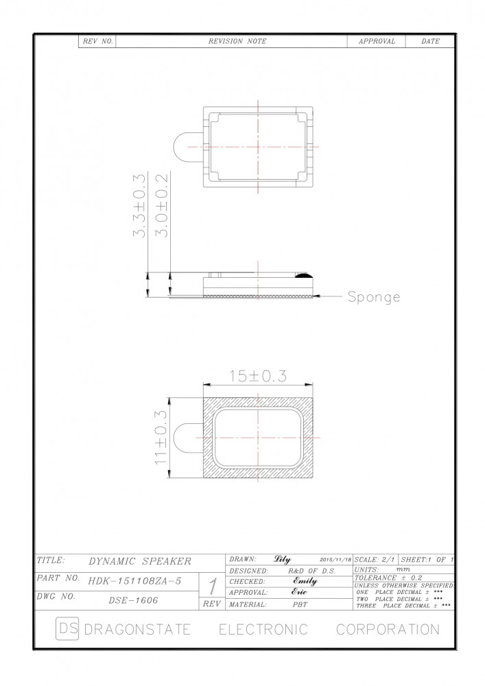 HDK-151108ZA-5C1 drawing page 2