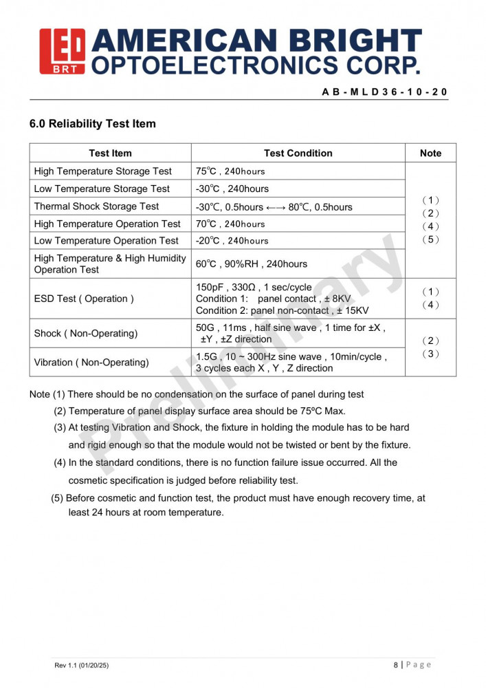 AB-MLD36-10-20 datasheet page 8