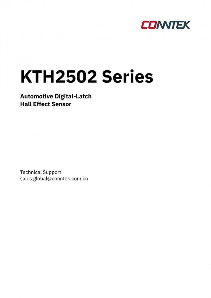 KTH2502 datasheet page 1