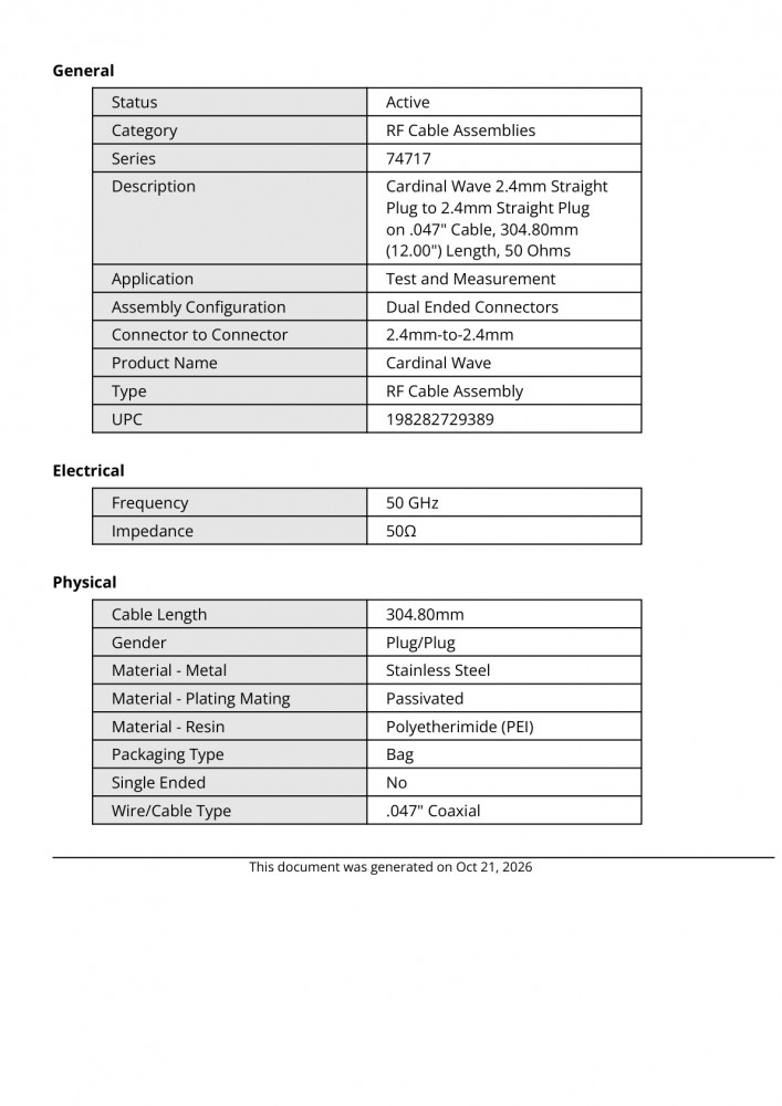 MOLEX 732392310 technical drawing, page 2