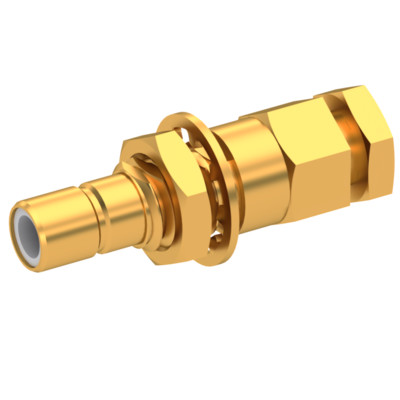 SMB / STRAIGHT JACK MALE SOLDER CLAMP FOR .085''/50 SR GOLD for sale