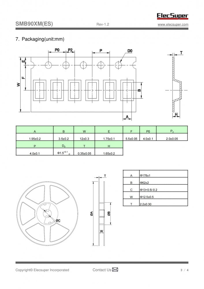 SMB90XM(ES) datasheet page 3
