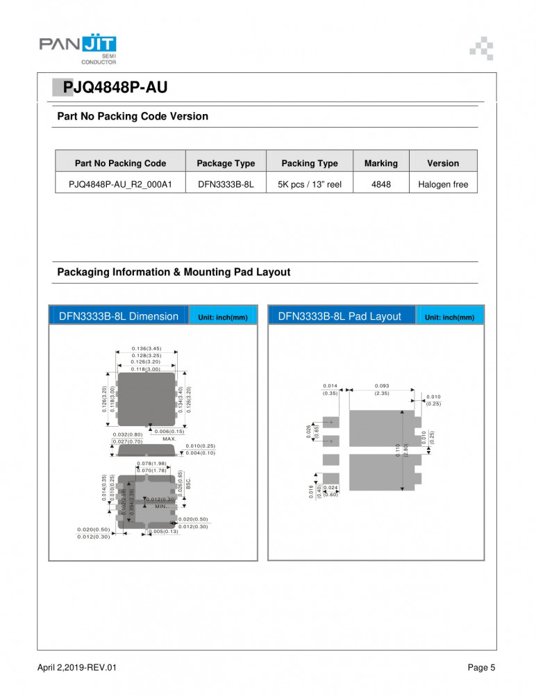 PJQ4848P-AU datasheet page 5