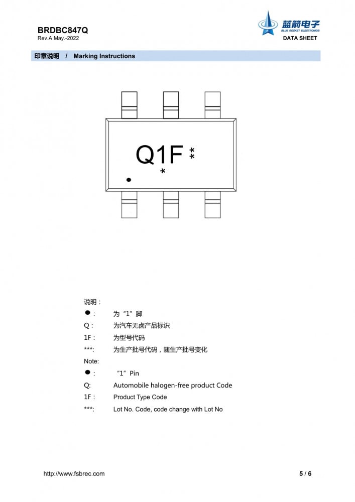 BRDBC847Q datasheet page 5