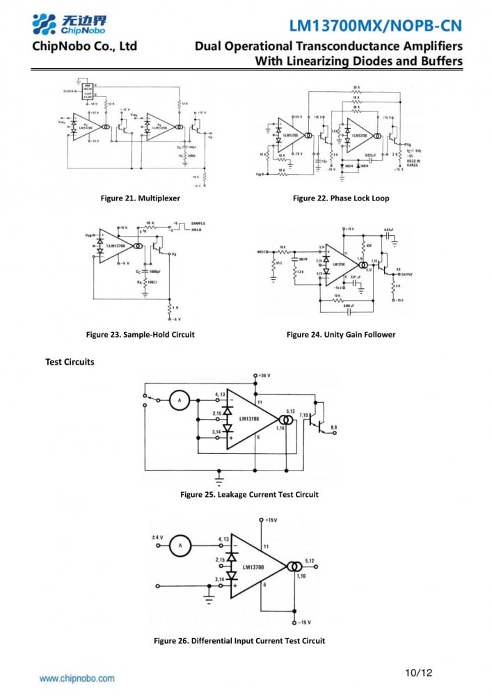 LM13700MX/NOPB-CN datasheet page 10