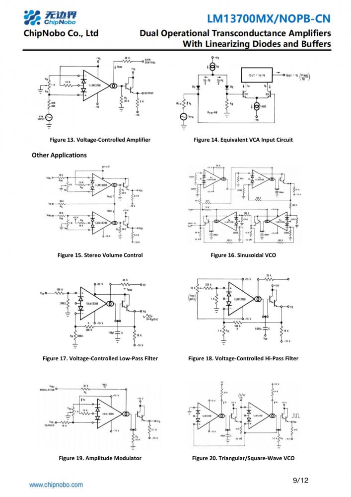 LM13700MX/NOPB-CN datasheet page 9