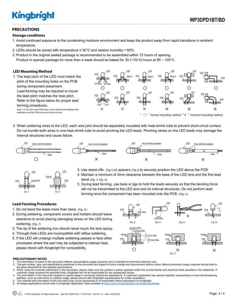 WP3DPD1BT/BD datasheet page 4