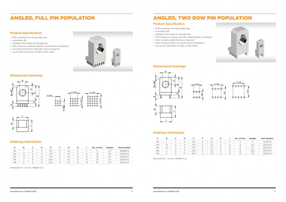TE Connectivity PowerElements documentation page 7