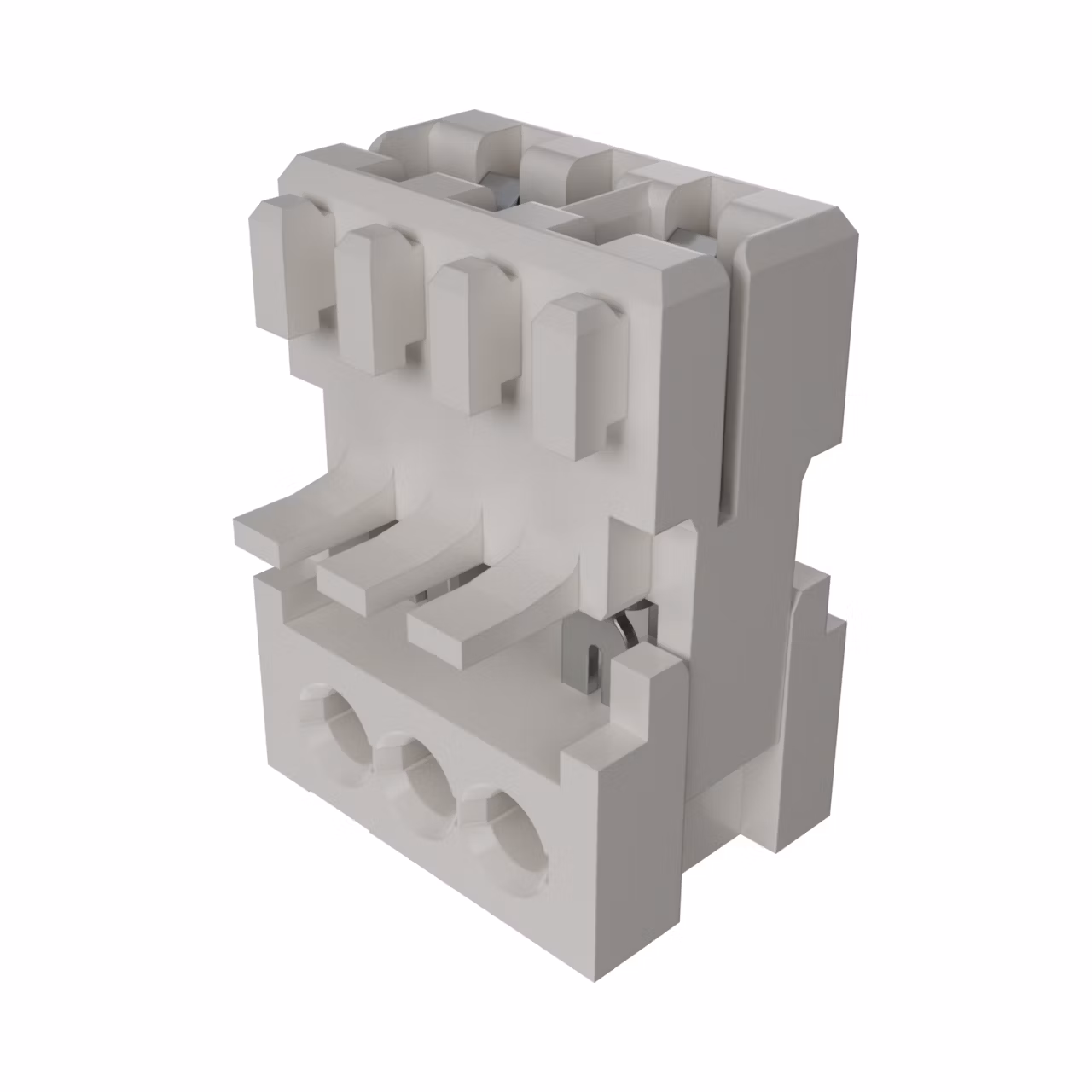Appli-Mate RAST 2.5 IDT Housing, 5.00mm Pitch, Female, 2 Circuits, All Position Keys, Slotted Endwalls, Polarizing Rib Between Circuits 2 & 3 for sale