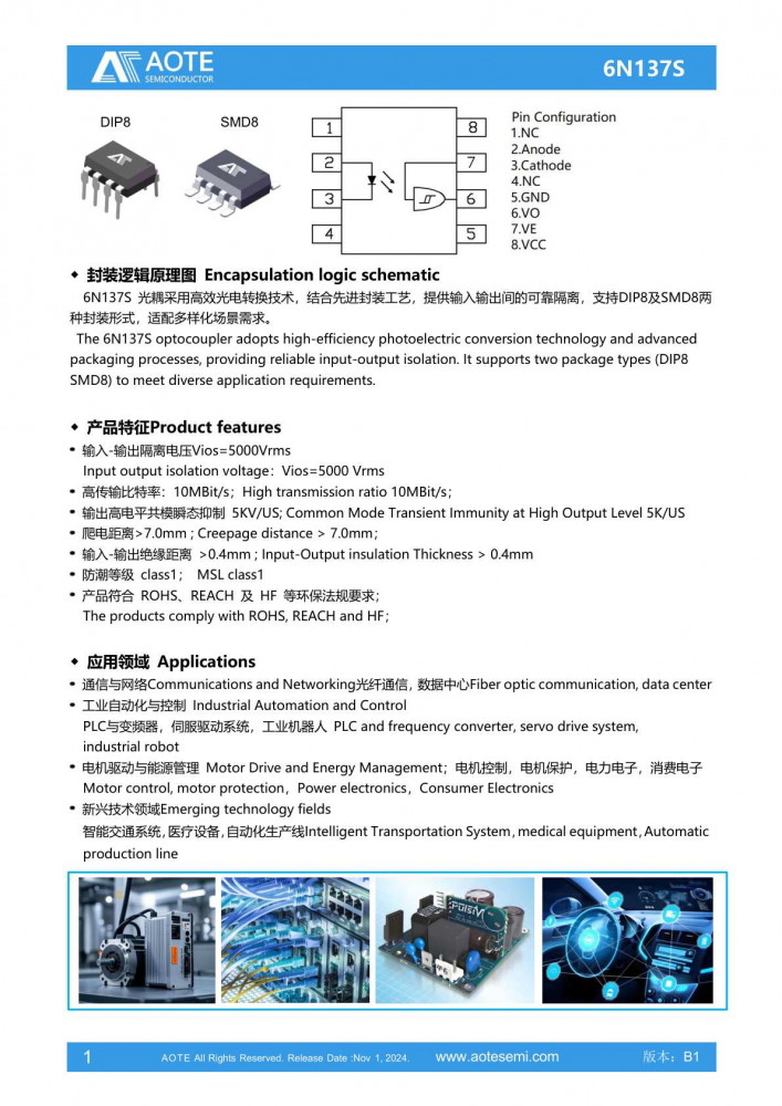 6N137S datasheet page 2
