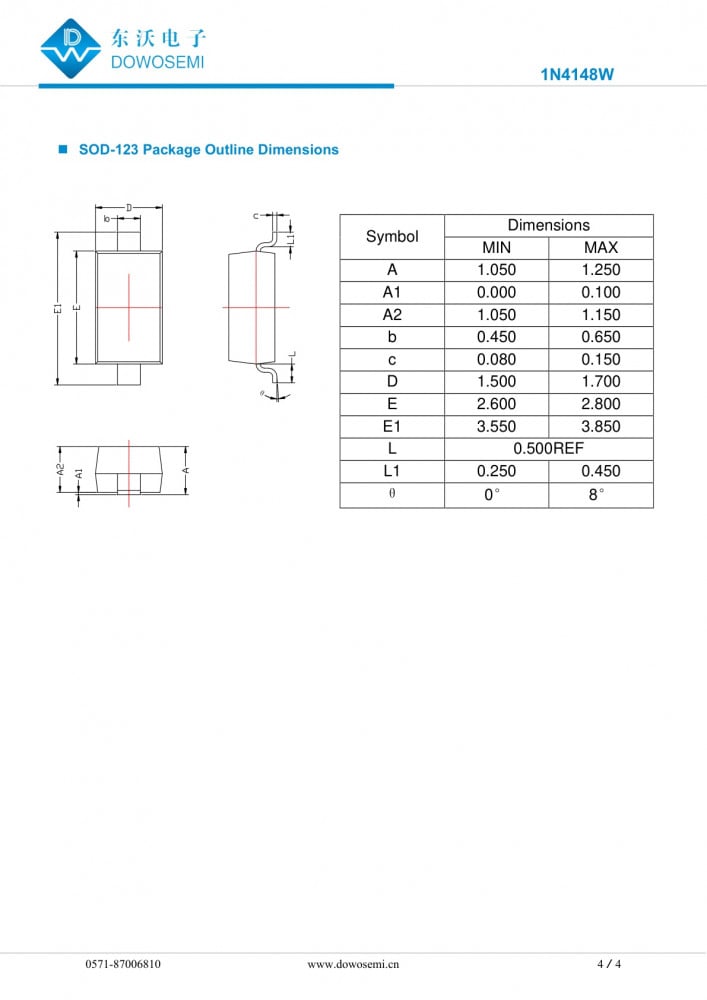 1N4148W datasheet page 4