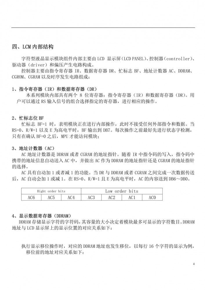 HS1602A-6Y datasheet page 6