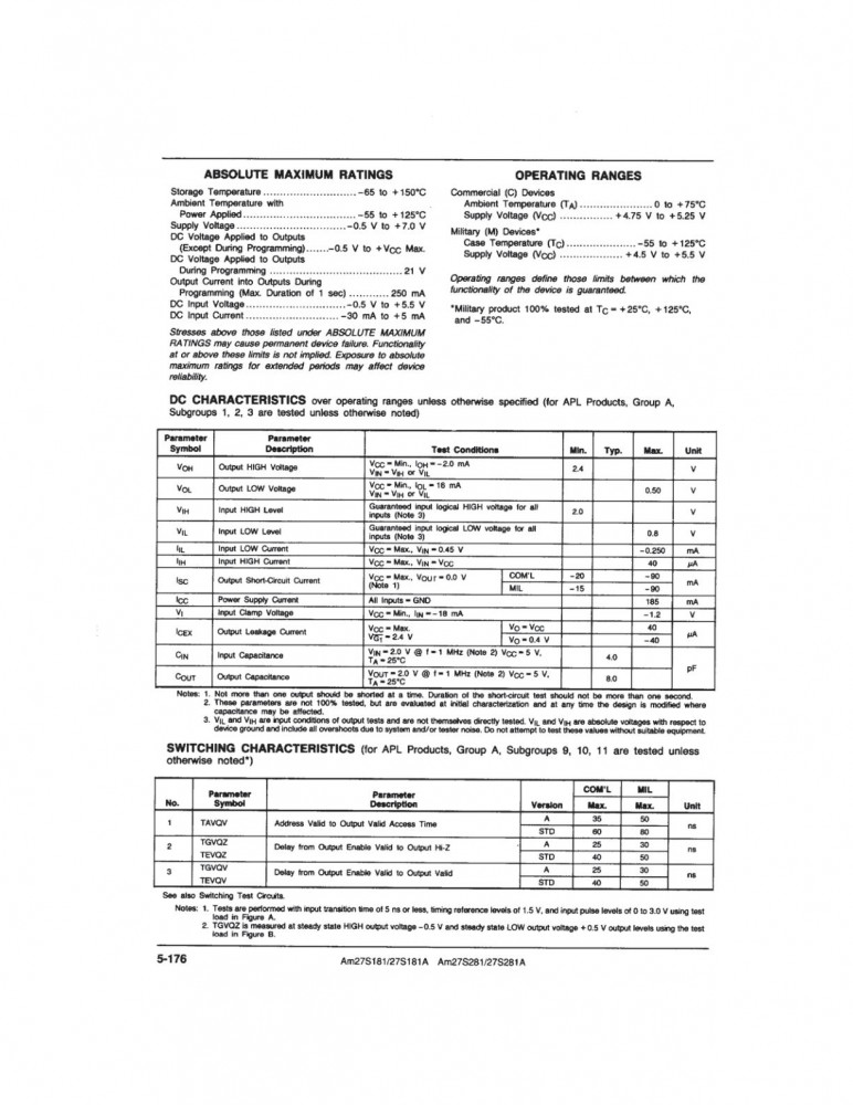 27S181 datasheet page 8