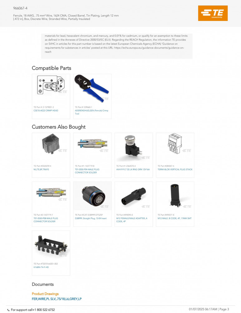 TE Connectivity 966067-4 documentation page 3