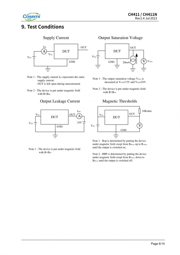 CH411TB datasheet page 6
