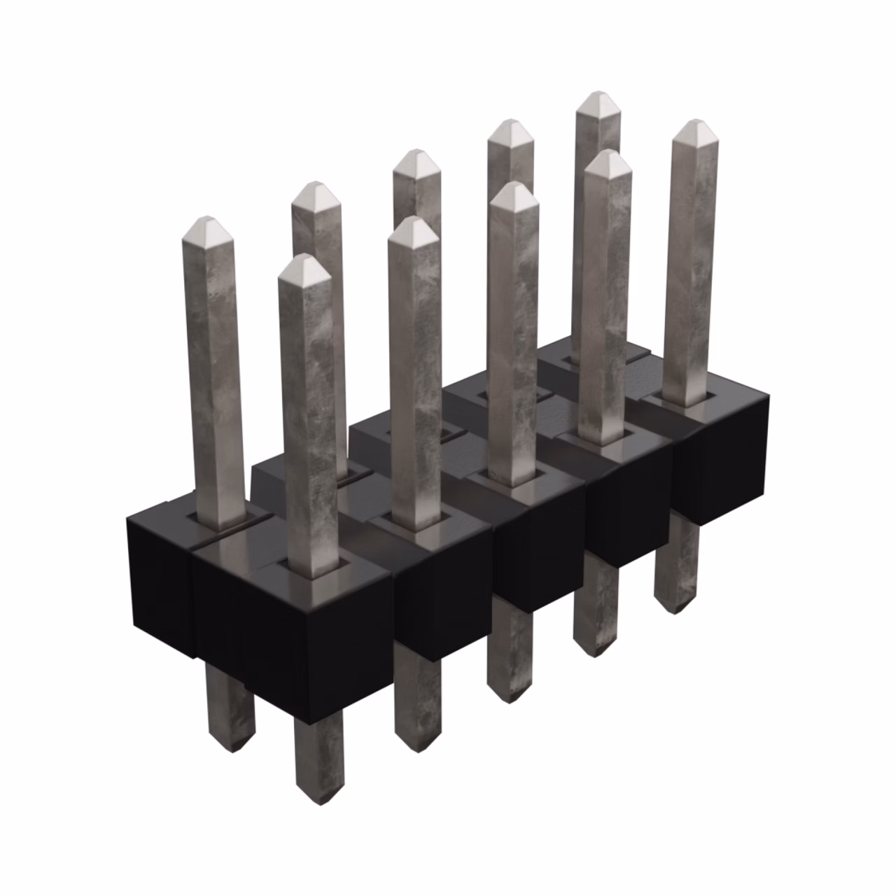 C-Grid Header, 2.54mm Pitch, Through Hole, Dual Row, Vertical, 10 Circuits, 2.54µm Tin (Sn) Plating, Tray Packaging, Lead-Free for sale