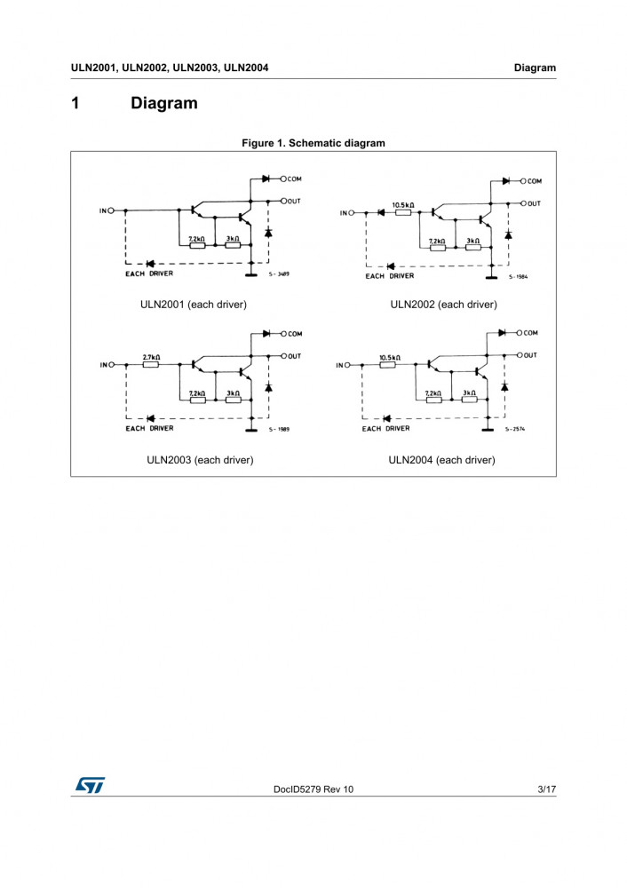 ULN2002D1013TR datasheet page 3