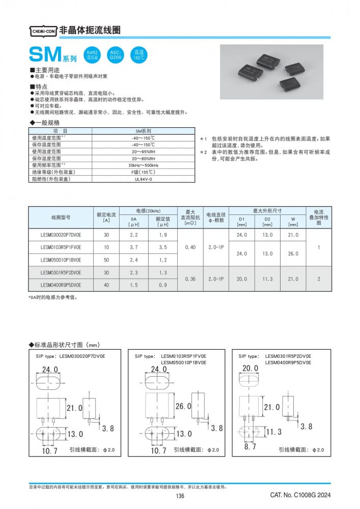 NCC SM series document page 1